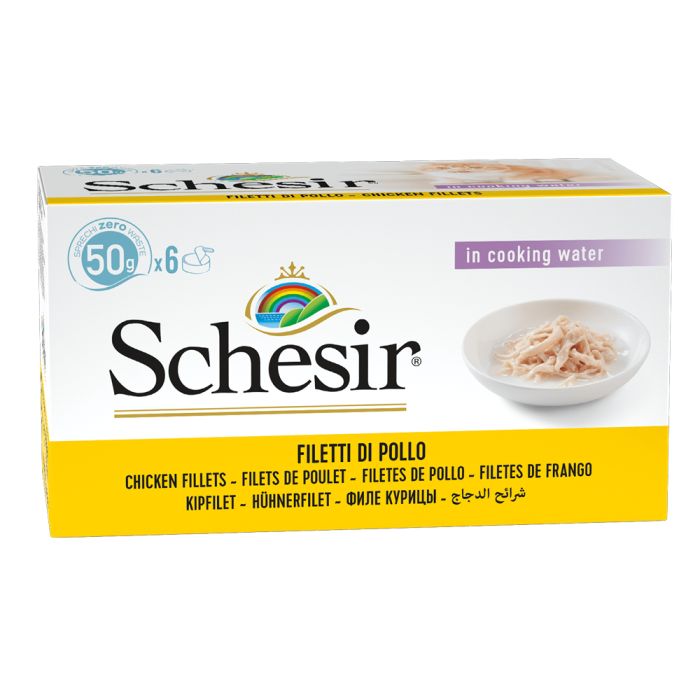 Schesir Cat pileći file natural multipack. konzerva 6x50 g | Mačka | Mokra hrana