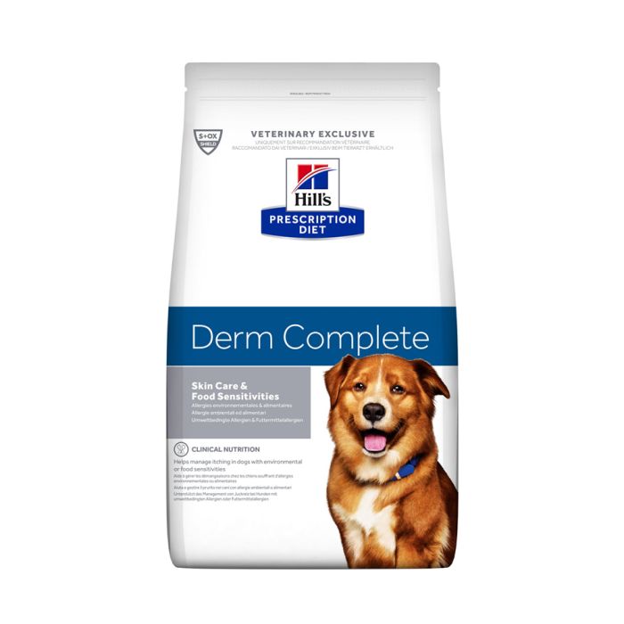 Hill's Derm Complete Skin Care&Food Sensitivities 12 kg | Pas | Vet dijete
