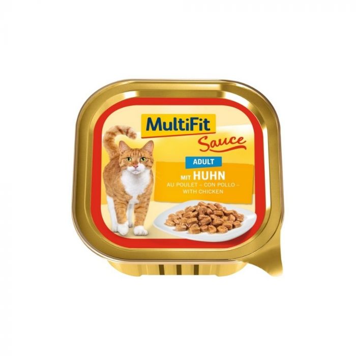 MultiFit Cat Adult Ragu piletina 100 g ALU-pak | Mačka | Mokra hrana