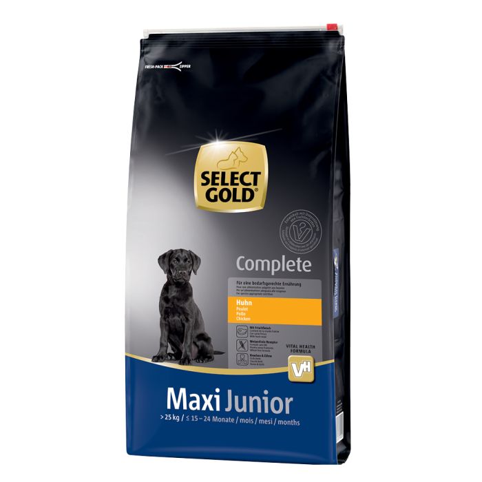 Select Gold Complete Junior Maxi piletina | Suha hrana za štence ...