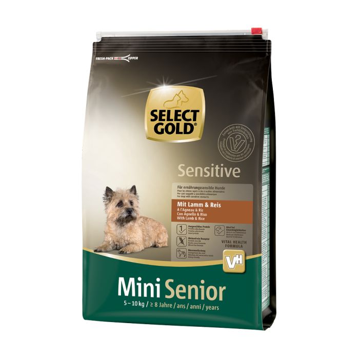 Select Gold Sensitive Senior Mini janjetina i riža | Suha hrana za ...